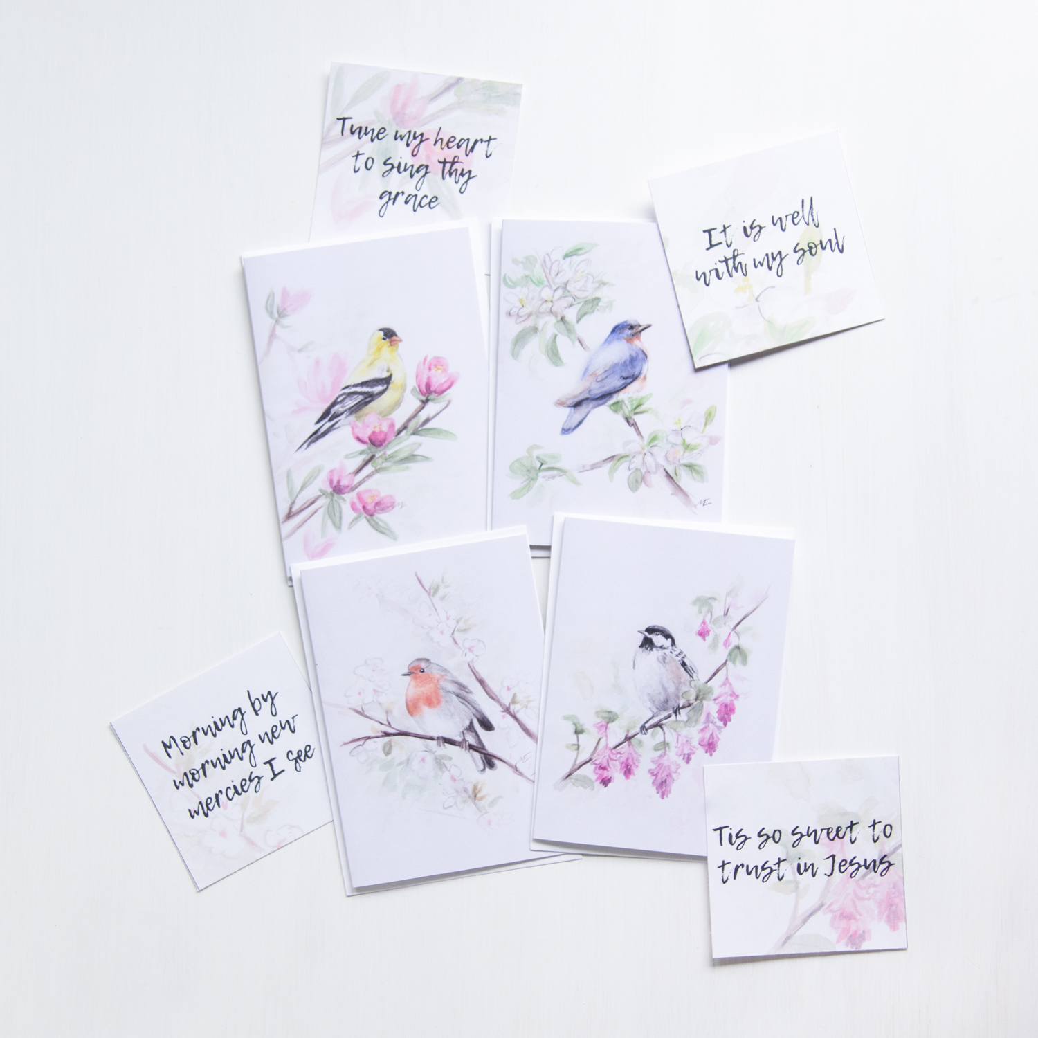 Bird cards & free download » Megan Kathryn Art & Design